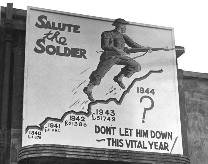 Salute the Soldier billboard 1939-1945 | ScotlandsPeople