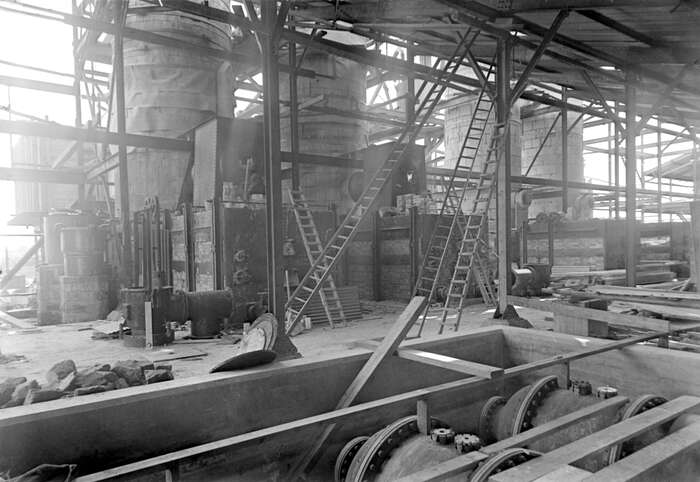Sulphuric acid concentration plant, HM Factory Gretna, 1916 ...