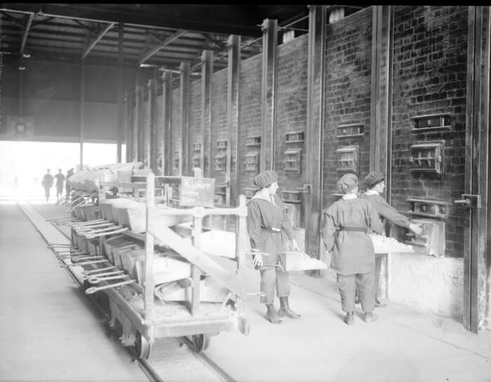 Sulphur burners, HM Factory Gretna, 1918 | ScotlandsPeople