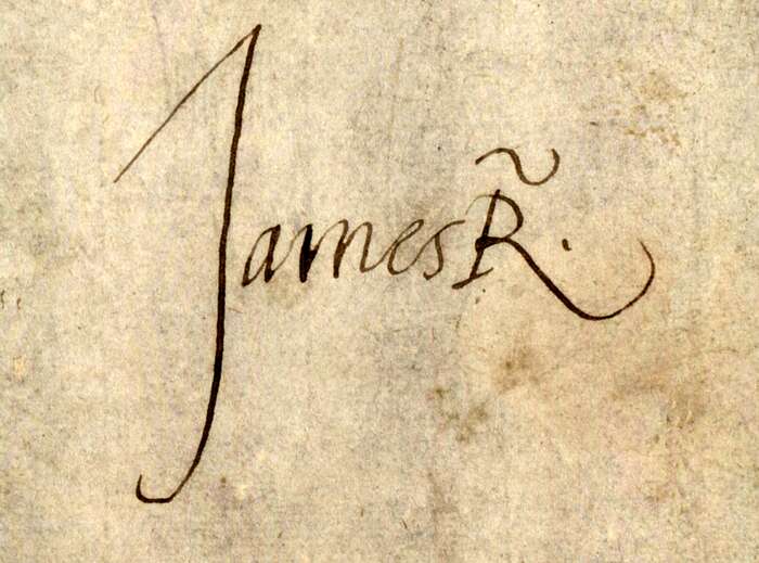 Autograph of King James VI, 1570s | ScotlandsPeople