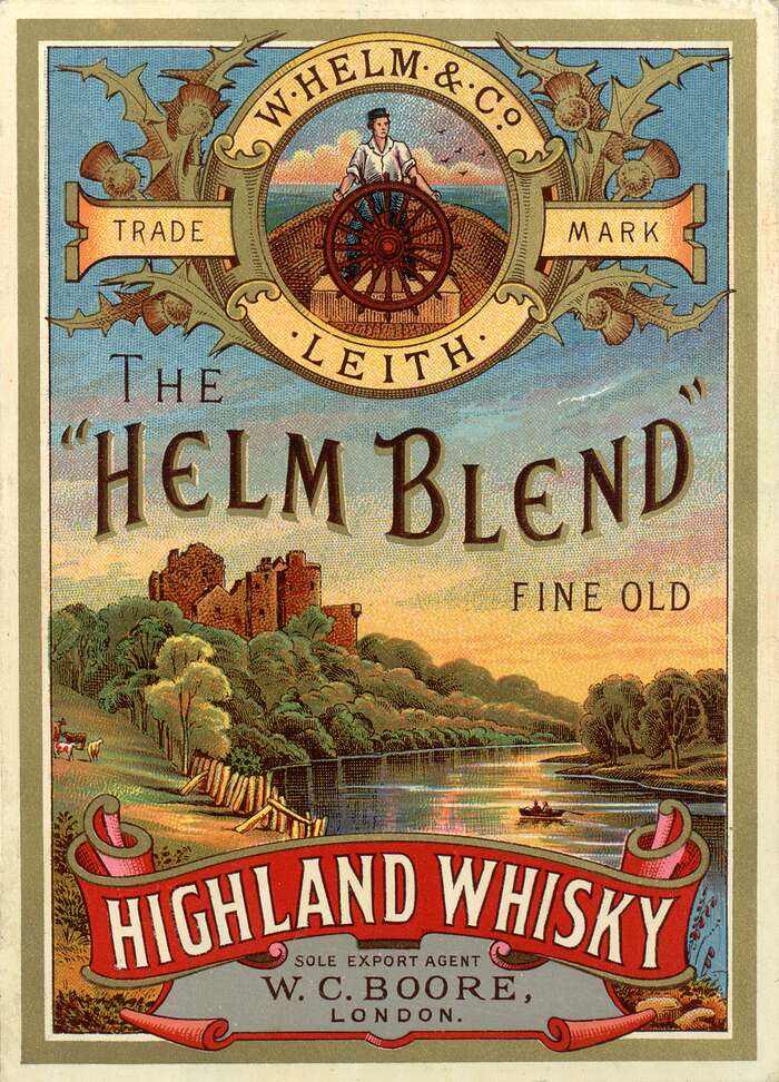 Whisky label, c 19th century | ScotlandsPeople