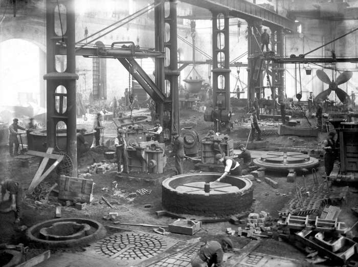 Foundry of Carron Works, c 1900 | ScotlandsPeople
