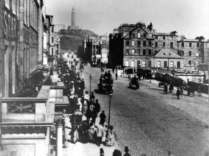 Princes Street, Edinburgh, 1858 | ScotlandsPeople