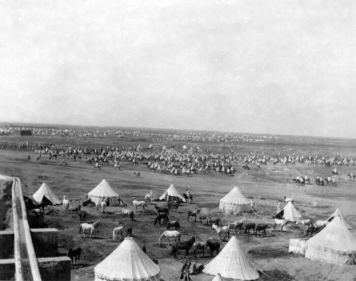 Sultan's camp, Morocco, c 1890 | ScotlandsPeople