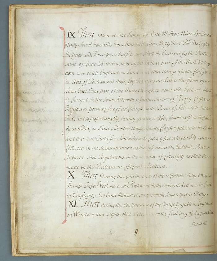 Articles of the Act of Union 1707 | ScotlandsPeople