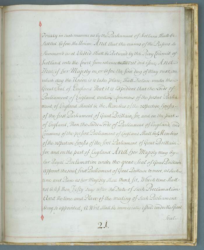 Articles of the Act of Union 1707 | ScotlandsPeople