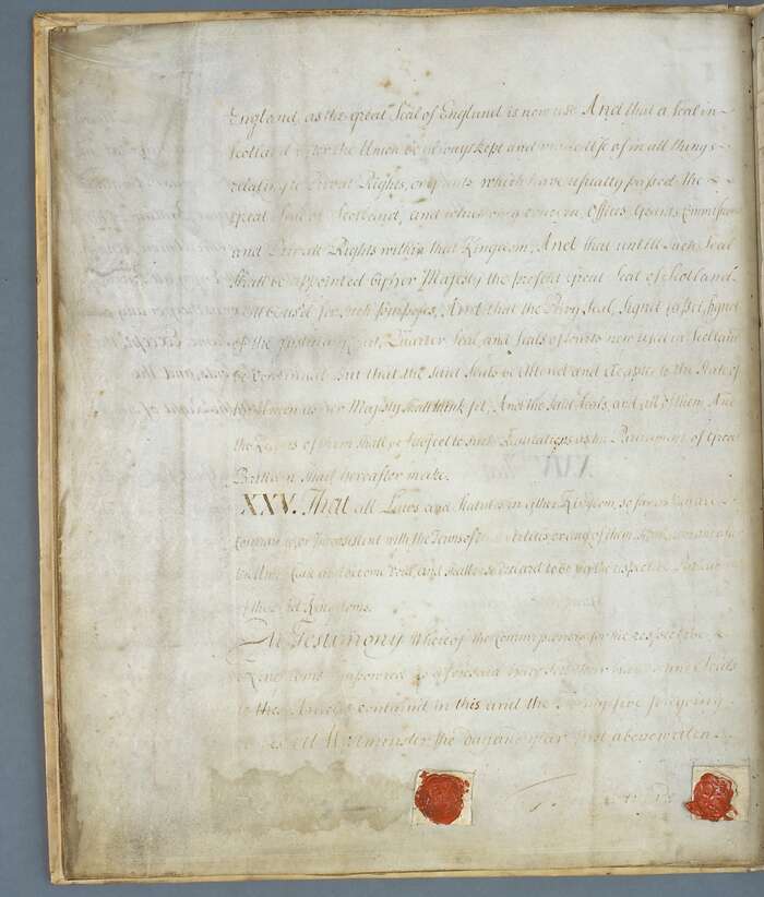 Articles of the Act of Union 1707 | ScotlandsPeople