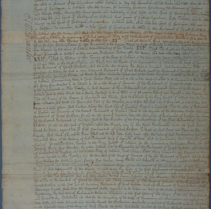 Treaty of Union 1707 | ScotlandsPeople