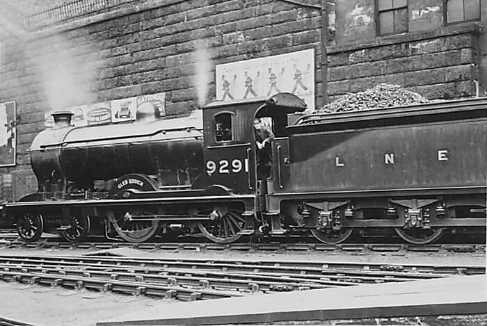 4-4-0 North British Railway K Class (LNER D34 Class) Locomotive No.291 ...
