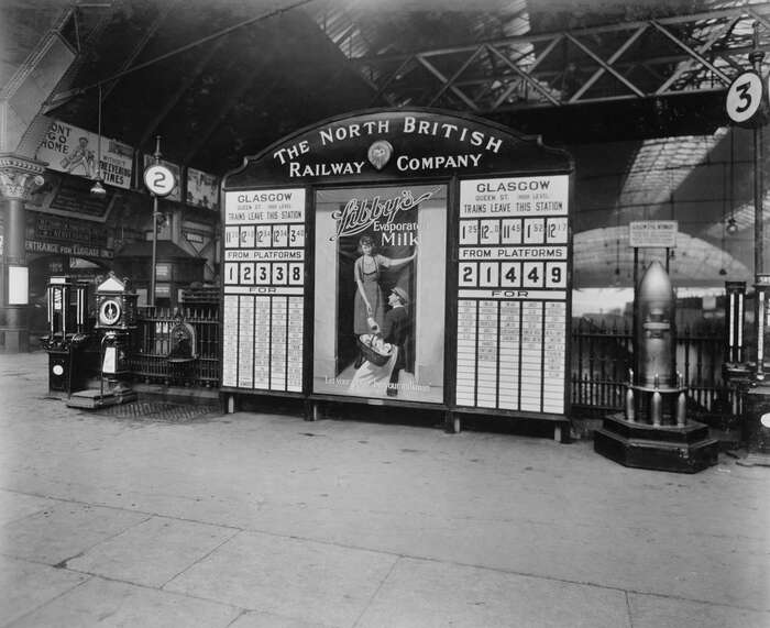 Railway Departure Board ScotlandsPeople