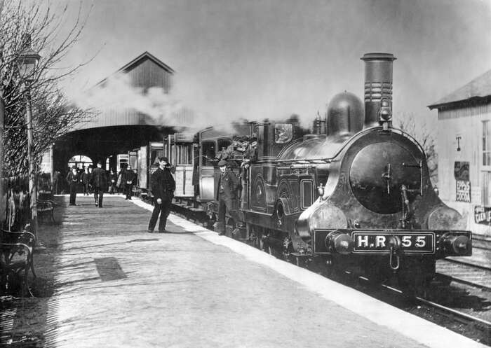 HR Barclay 2-4-0 Locomotive no.55 \"Cluny\" as rebuilt by Jones at ...