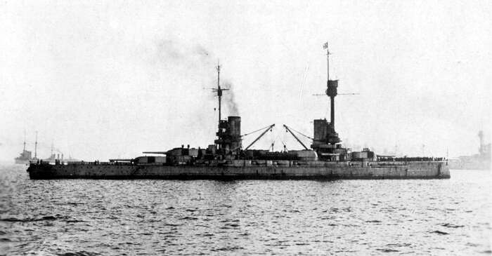 Postcard entitled \"The Armistice Meeting\" at Scapa Flow 1918 ...