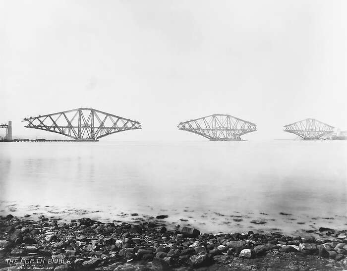 Forth Bridge construction | ScotlandsPeople