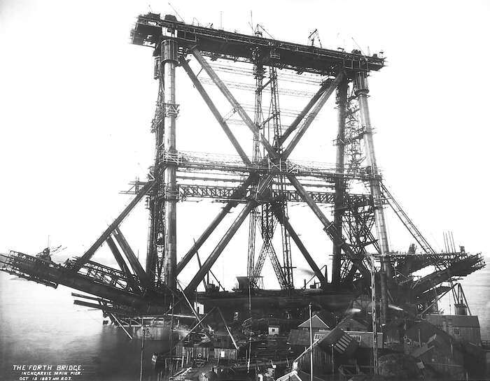 Forth Bridge Construction | ScotlandsPeople