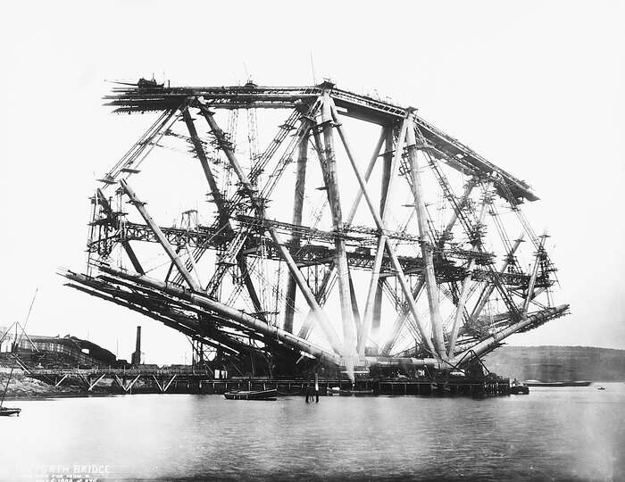 Forth Bridge Construction | ScotlandsPeople