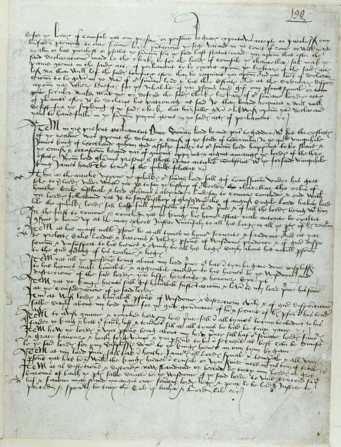Extract from the register of the Parliament of Scotland | ScotlandsPeople